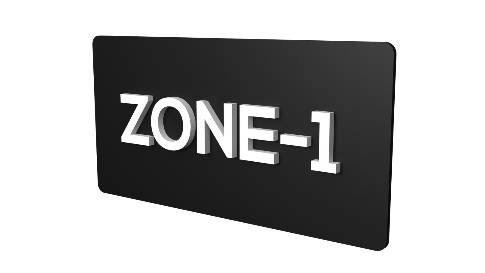 Zone-1 | Zone-1 signage | Zone-1 signboard