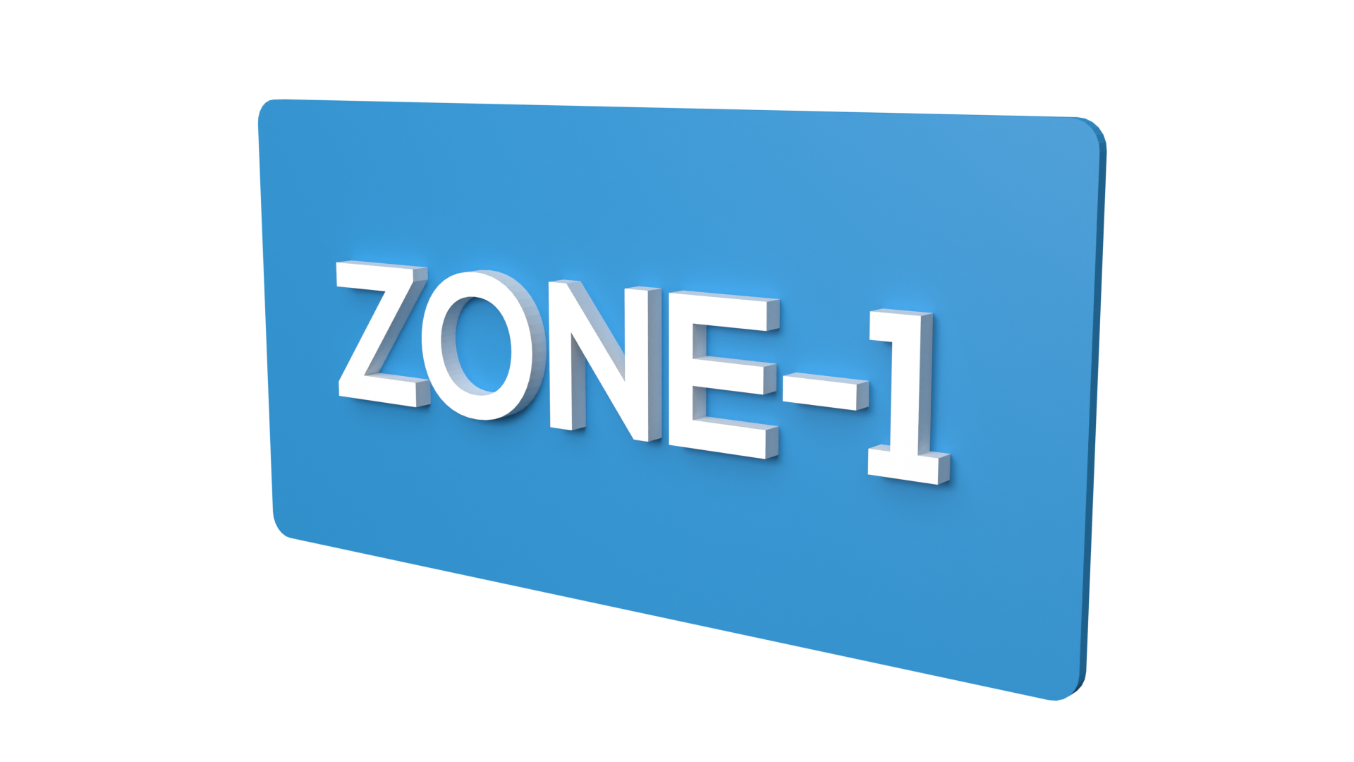Zone-1 | Zone-1 signage | Zone-1 signboard