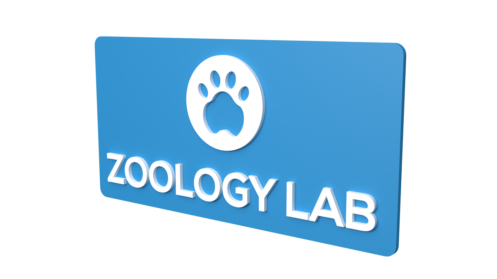 Zoology Lab | Zoology Lab signboard | Zoology Lab signage