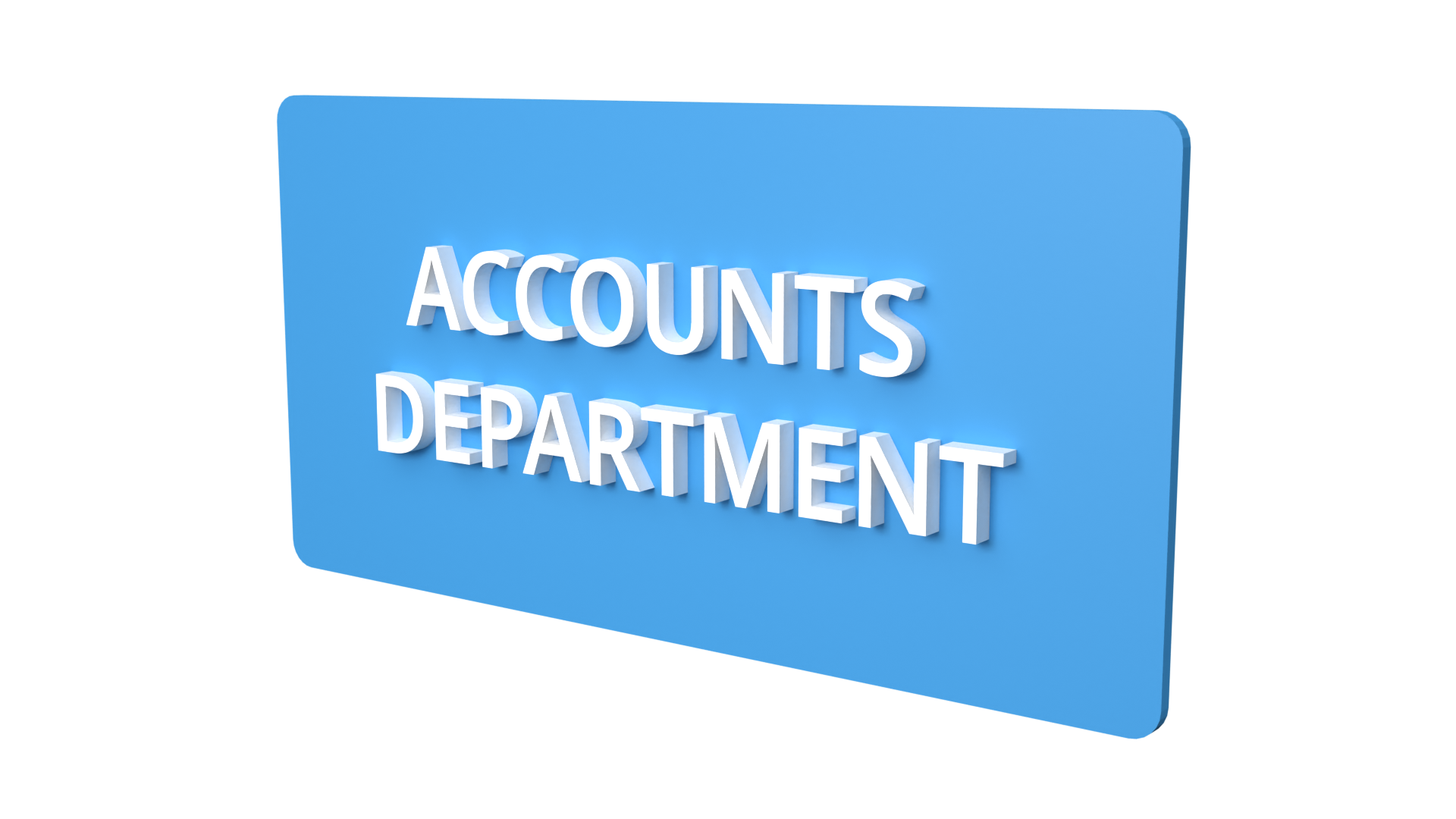 Custom Text | Section name | Department name signage & nameplate